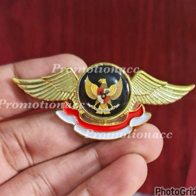 Jual Wing Logo GARUDA / Pin Wing Bross GARUDA Peniti Magnet Logam ...