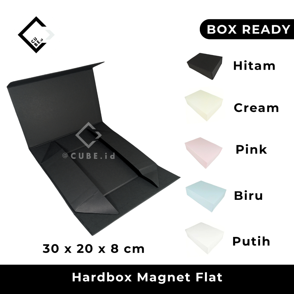 Jual HARDBOX FLAT / BOX MAGNET / PACKAGING / KOTAK KADO / GIFT BOX ...