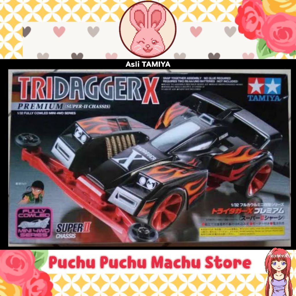Jual TAMIYA Mini 4 WD TRIDAGGER X PREMIUM (Super II Chassis) (asli ...