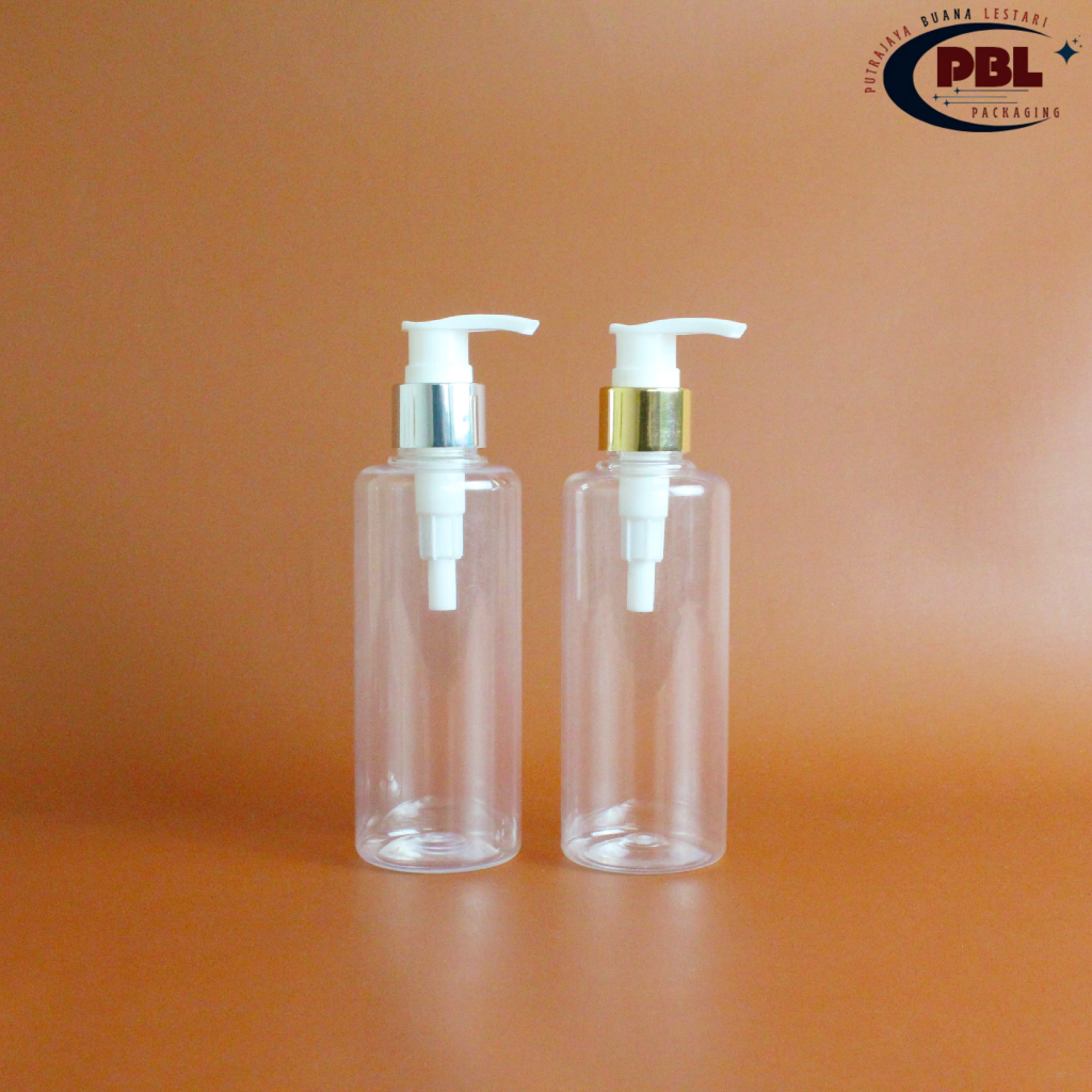 Jual Botol BR 200ml Natural - Tutup Pump Alumunium Neck 24 Varian Warna ...