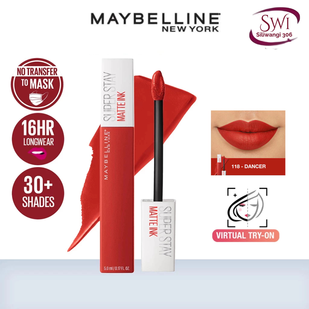 Jual Maybelline Superstay Matte Ink City Edition Lip cream | MAYBELLINE Super Waterprof 5 ML ...