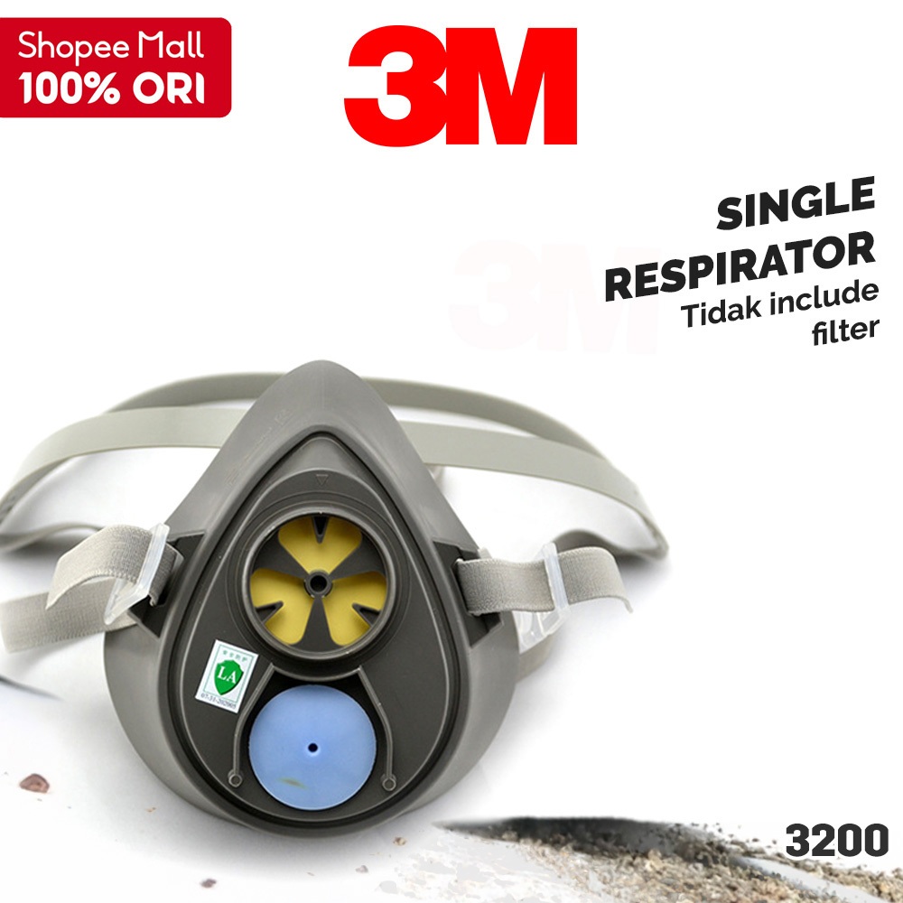 Jual Masker 3M 3200 Single Cartridge Half Facepiece Respirator | Shopee ...