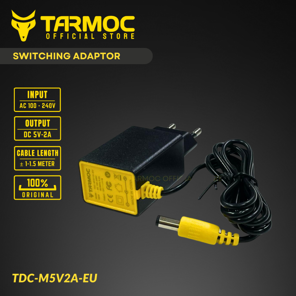 Jual Tarmoc TDC-M5V2A | Switching Adaptor 5V 2A | Shopee Indonesia