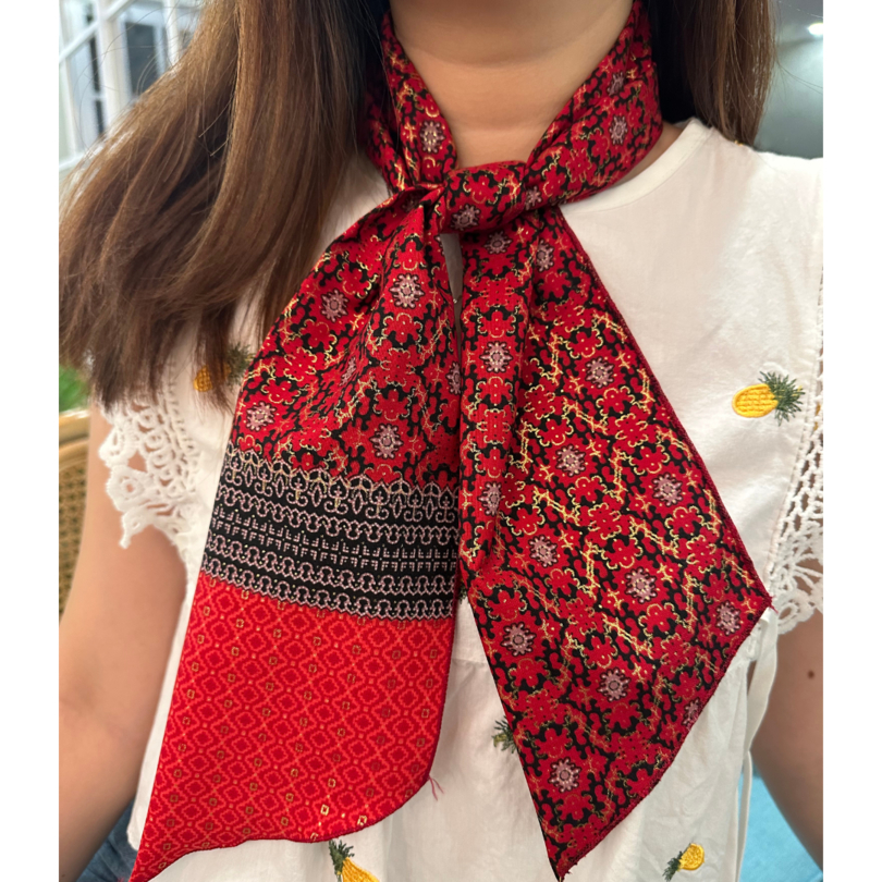 Jual Syal Scarf Batik Dasi / Oleh Oleh Khas Indonesia / Souvenir Local ...