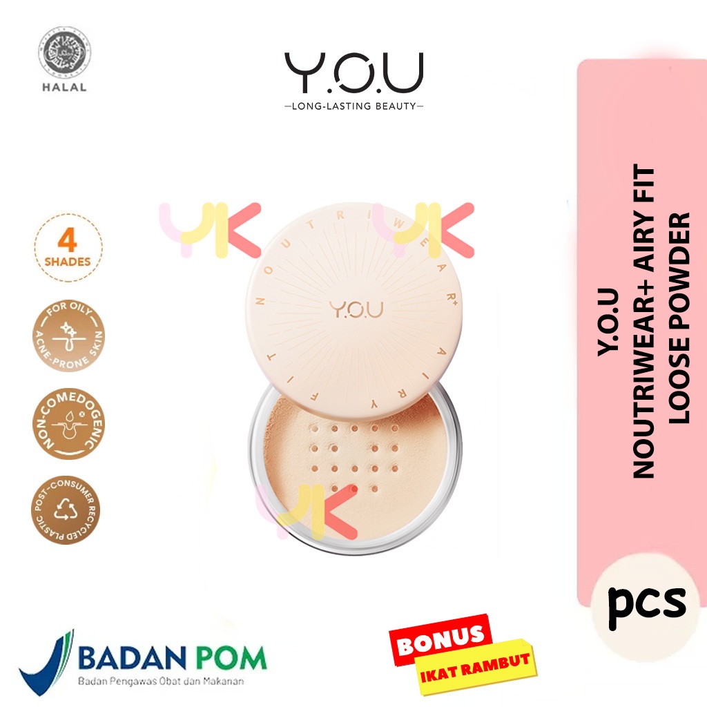 Jual YOU NoutriWear+ Airy Fit Loose Powder Nourishing Oil Control ...