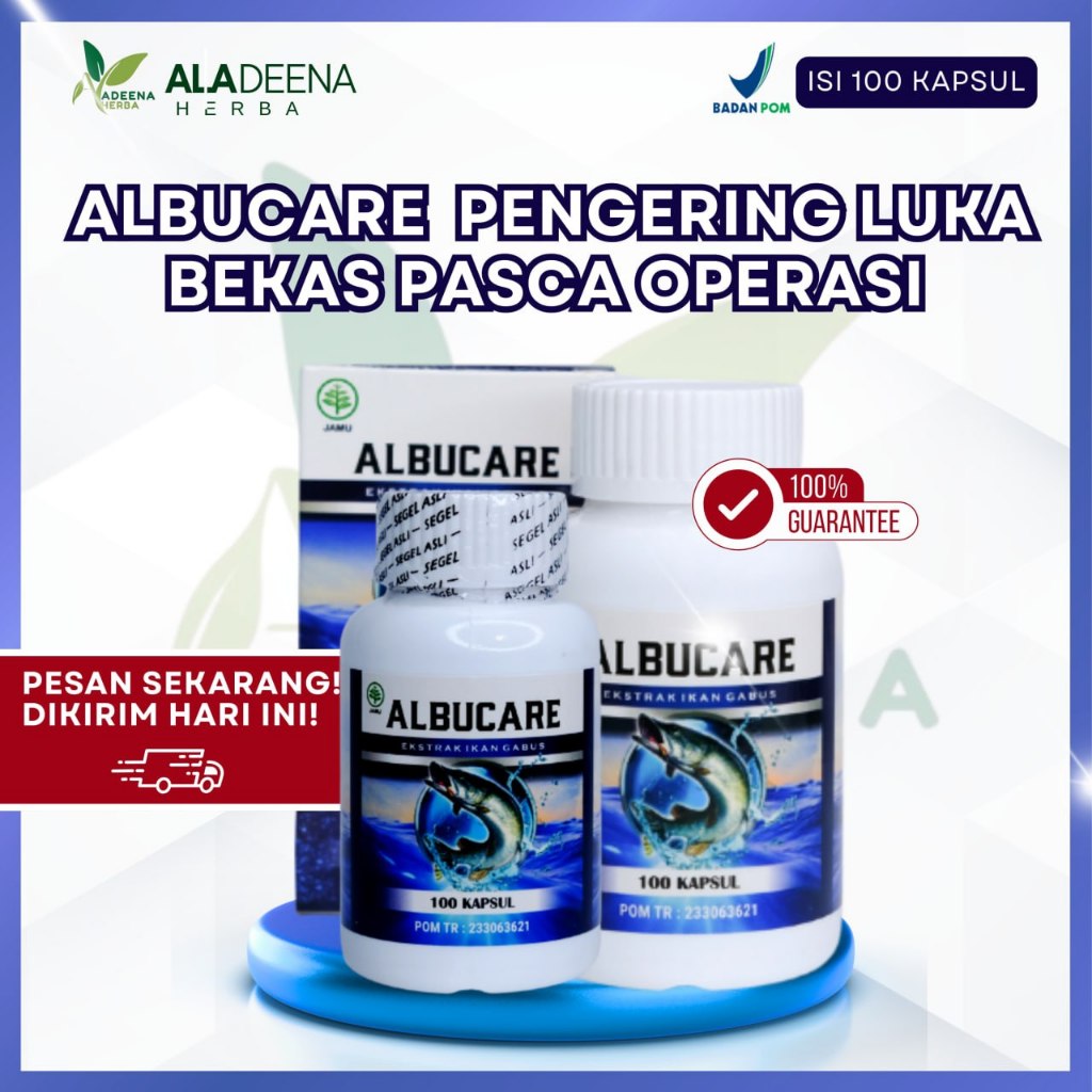 Jual ALBUCARE Kapsul Ikan Gabus Untuk Membantu Mengatasi Pengeringan ...
