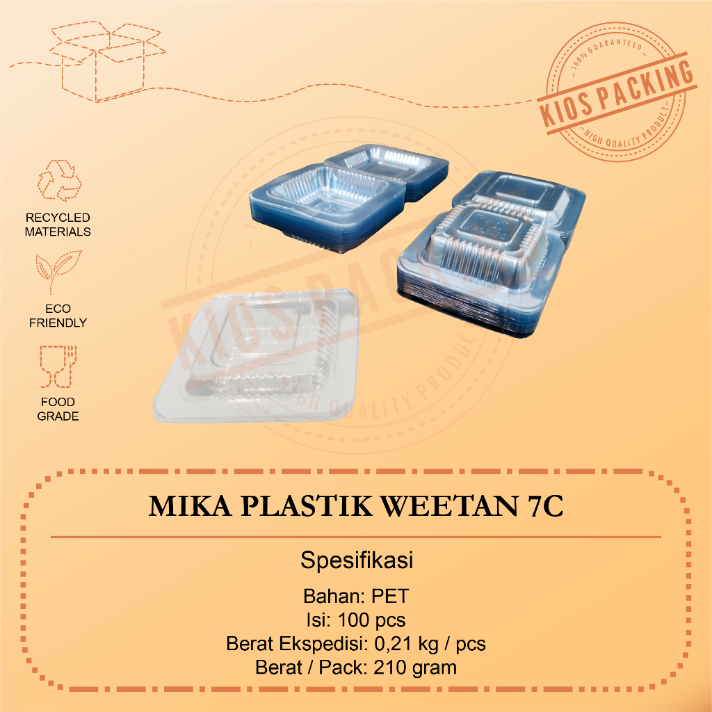 Jual Mika Plastik DDM 7C 100pcs | Mika Kue Makanan Ukuran 7C 100pcs ...