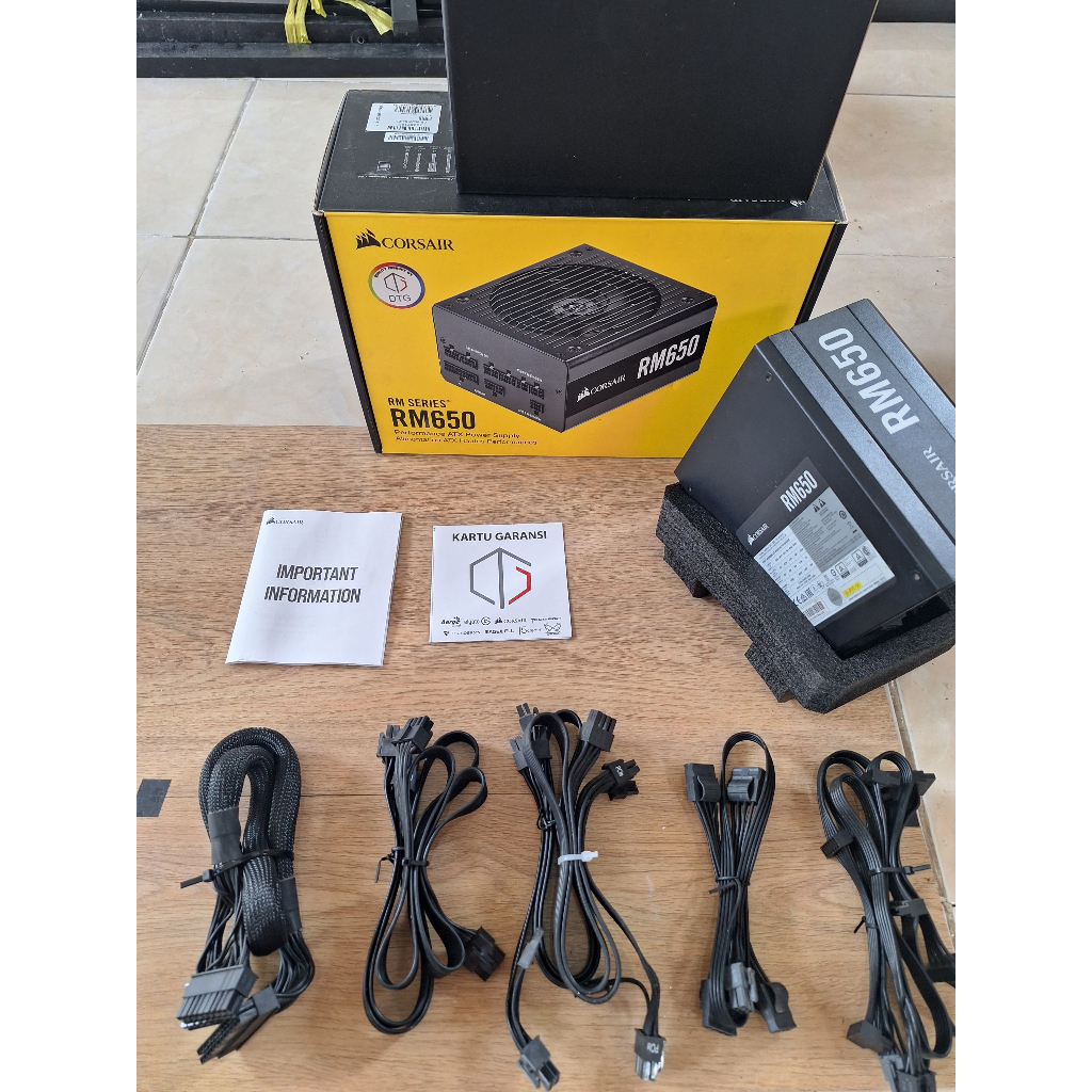 Jual PSU Corsair ATX RM 650 80+ gold bekas pakai | Shopee Indonesia