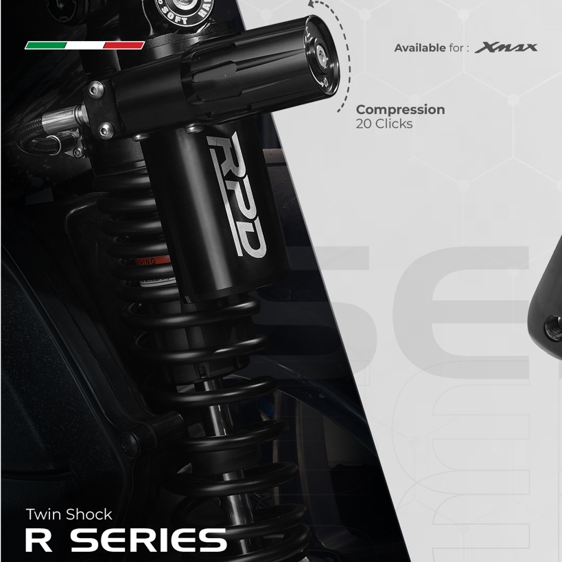 Jual RPD R-Series Twin Shock R354-A350HRVC-01 For X-max | Shopee Indonesia