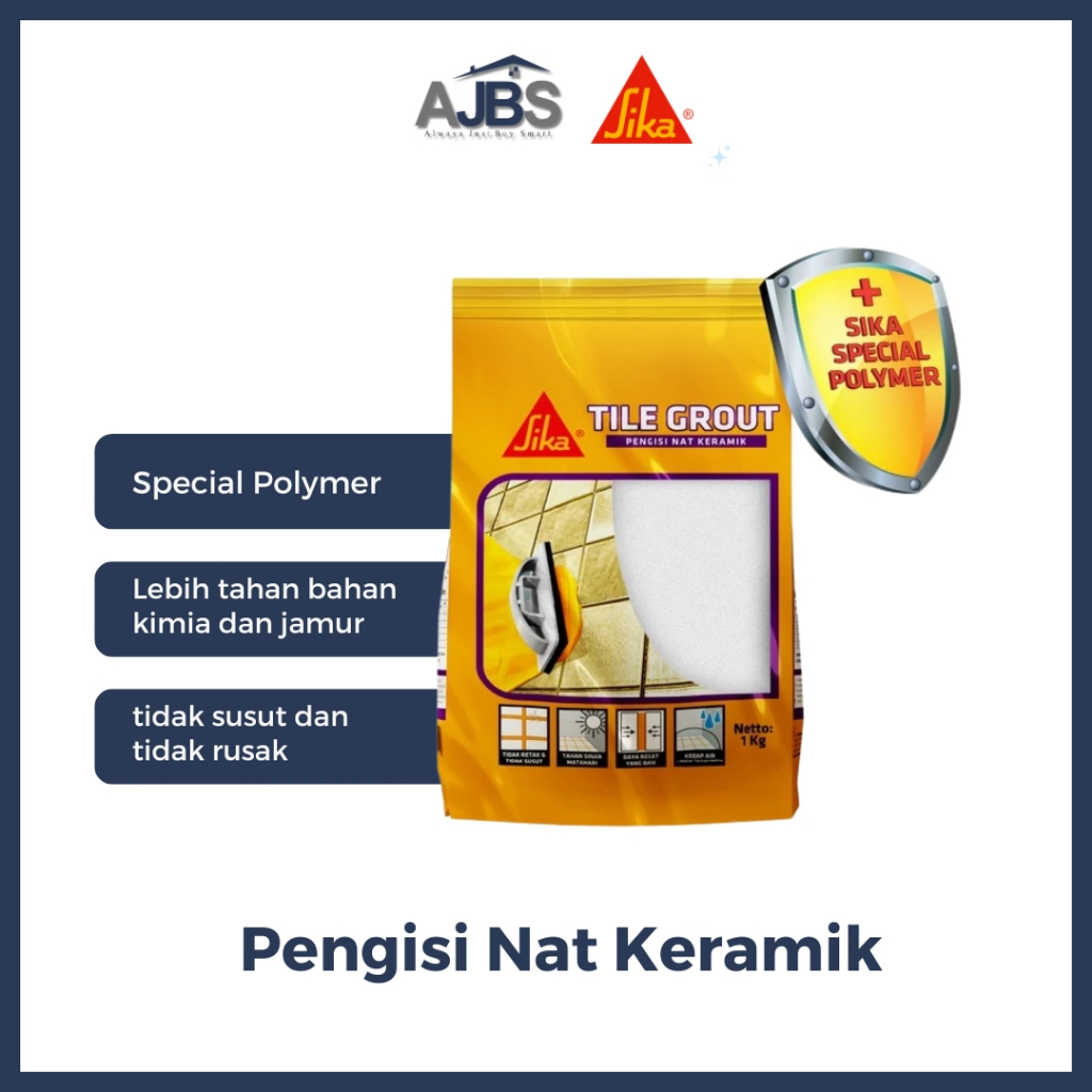 Jual Sika Tile Grouth White 1KG Pengisi Nat Keramik Pengisi Nat Keramik ...