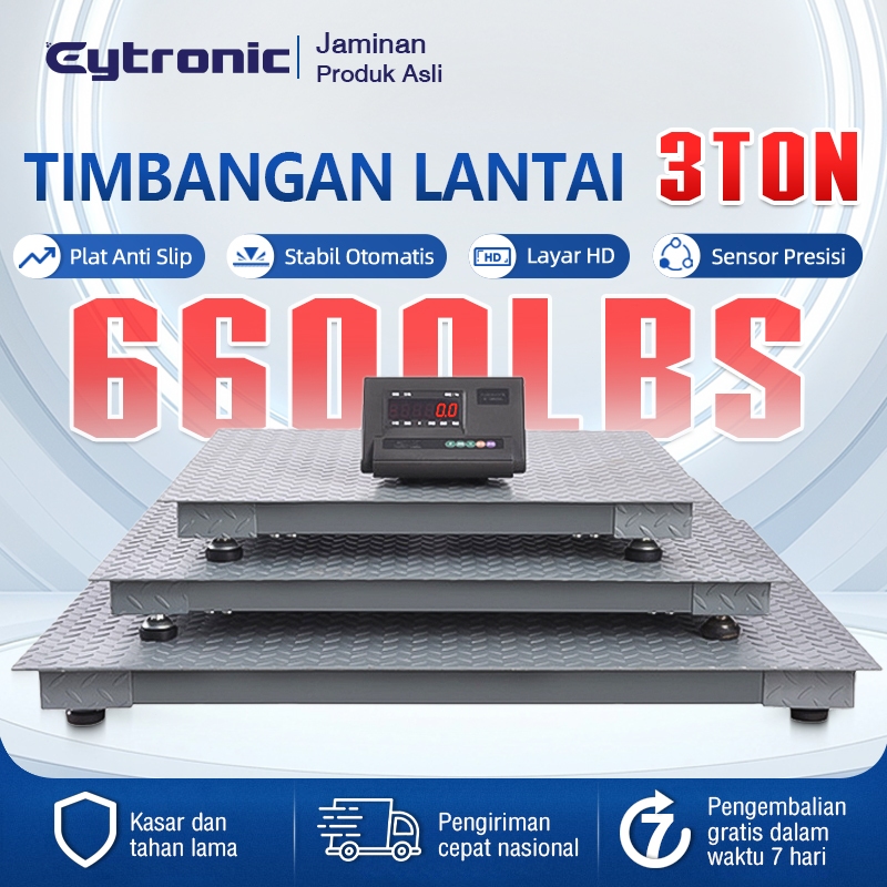 Jual [READY STOCK]Timbangan Lantai 3 ton Floor Scale 3000kg, Timbangan ...