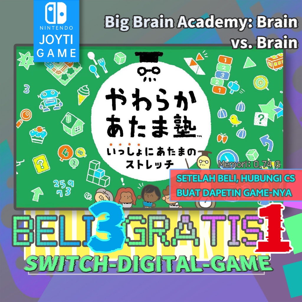 Jual Big Brain Academy: Brain vs. Brain Nintendo Switch Digital Game ...