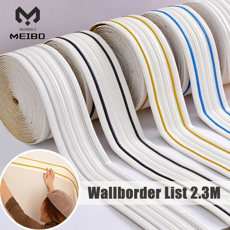 Jual Walpaper List Stiker Dinding Panjang 2.3Meter / Wallpaper Foam ...