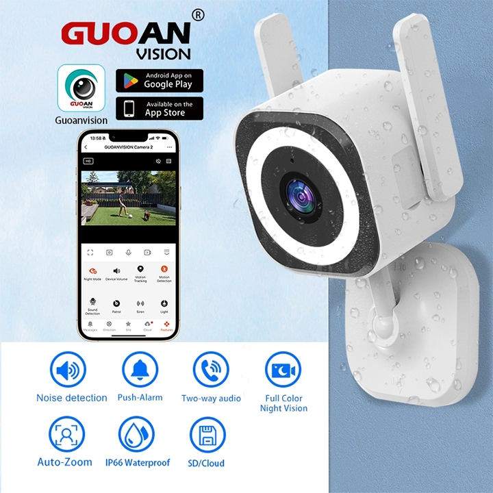 Jual GUOANVISON CCTV Camera Outdoor/indoor Bluetooth Infrared Mode ...