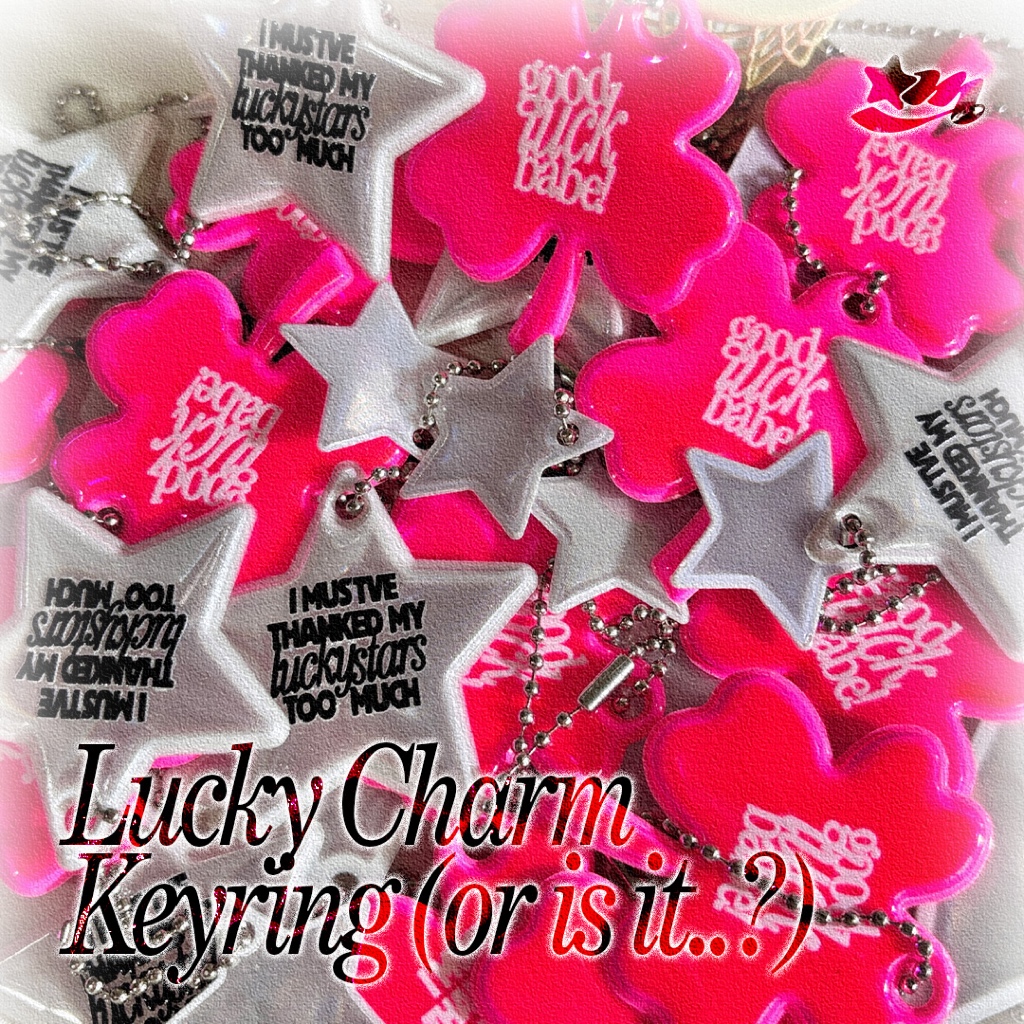 Jual Reflective PVC Lucky Charm Keyring (or is it...?) | Shopee Indonesia