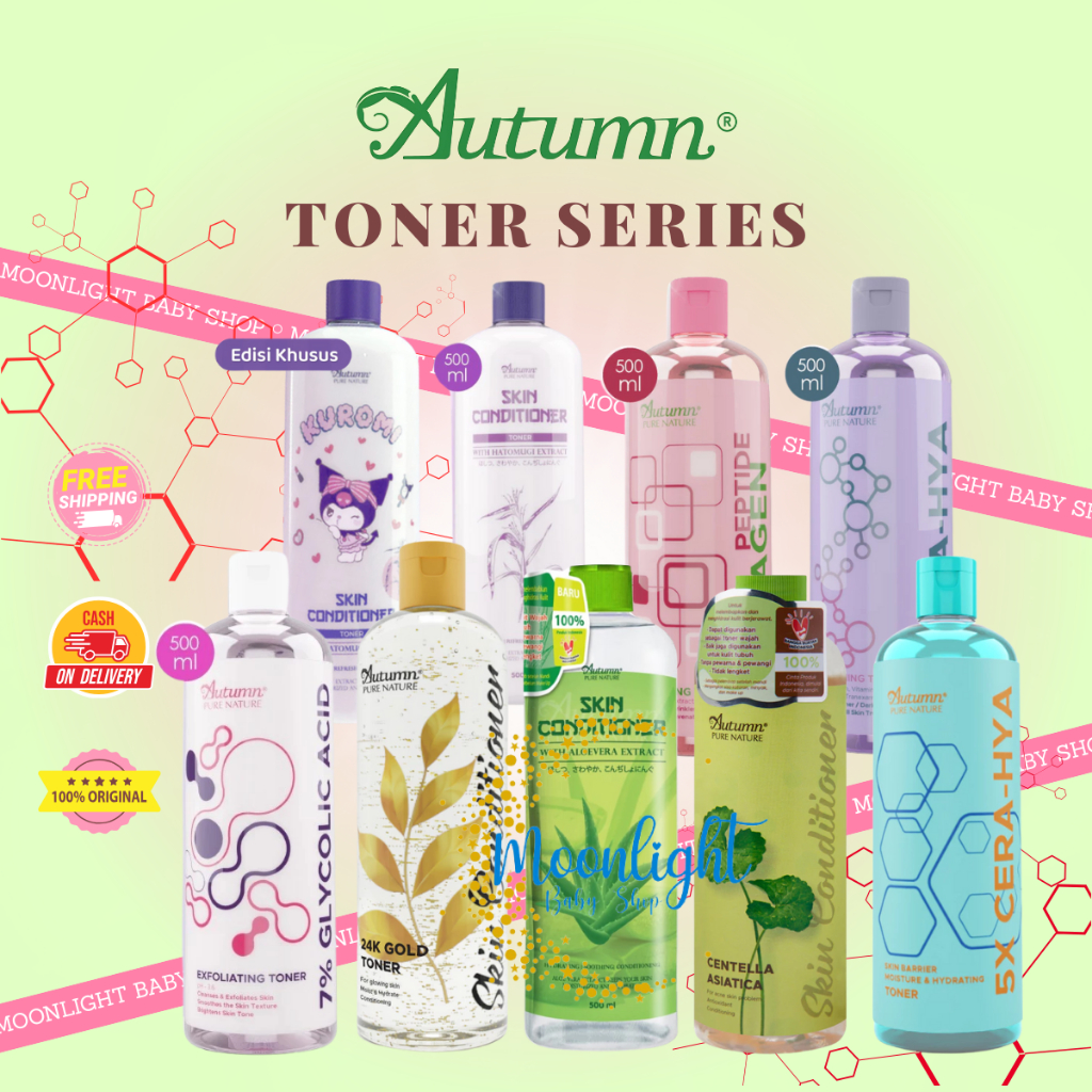 Jual Autumn Toner Skin Conditioner With 7% Glycolic | Peptide Collagen ...