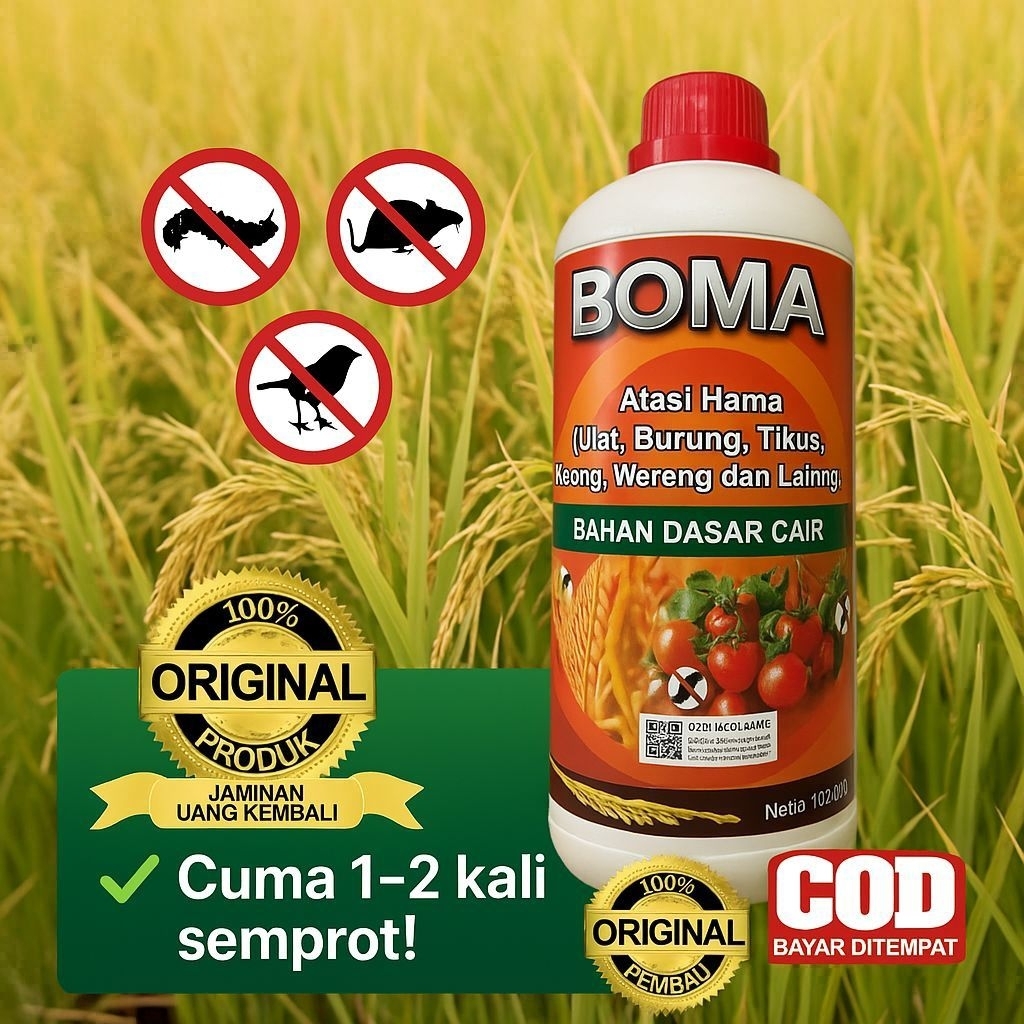 Jual BOMA Booster & Pembasmi Hama Tanaman 1 Liter | Atasi Ulat, Wereng ...