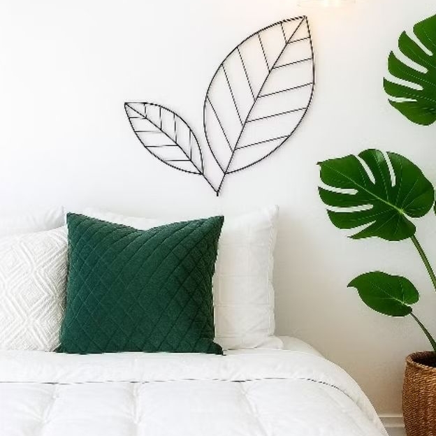 Jual Hiasan Dinding Daun Besi Minimalis – Dekorasi Rumah Aesthetic ...