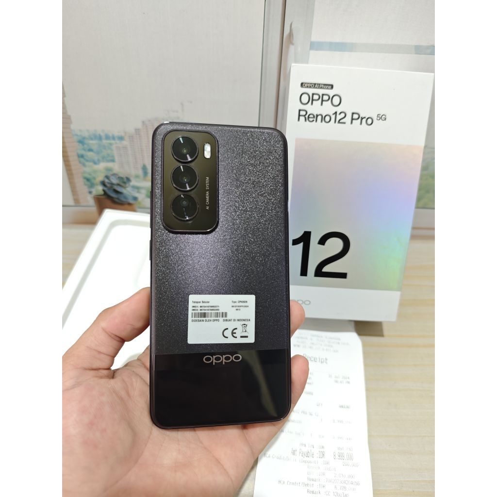 Jual Oppo reno 12 pro 12/512 garansi resmi mulus | Shopee Indonesia