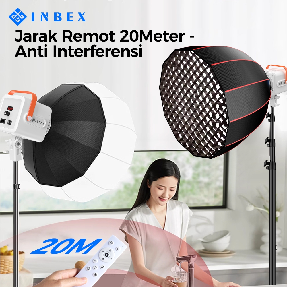 Jual INBEX IL150Pro Lighting Studio Kit Lampu Konten & Live Streaming Photography with CRI 95 ...