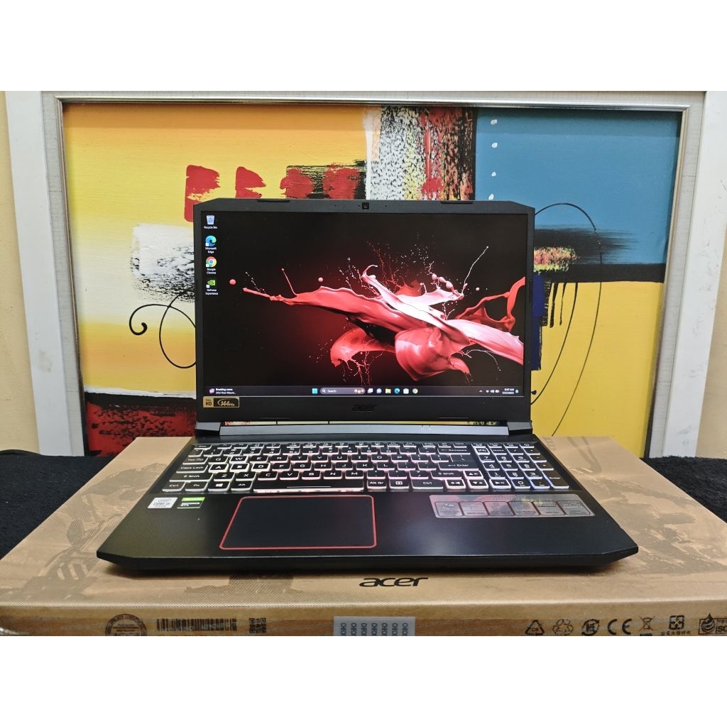 Jual Laptop Gaming Acer Nitro 5 Core i5 10300H 16/512 GTX 1650 Fullset ...