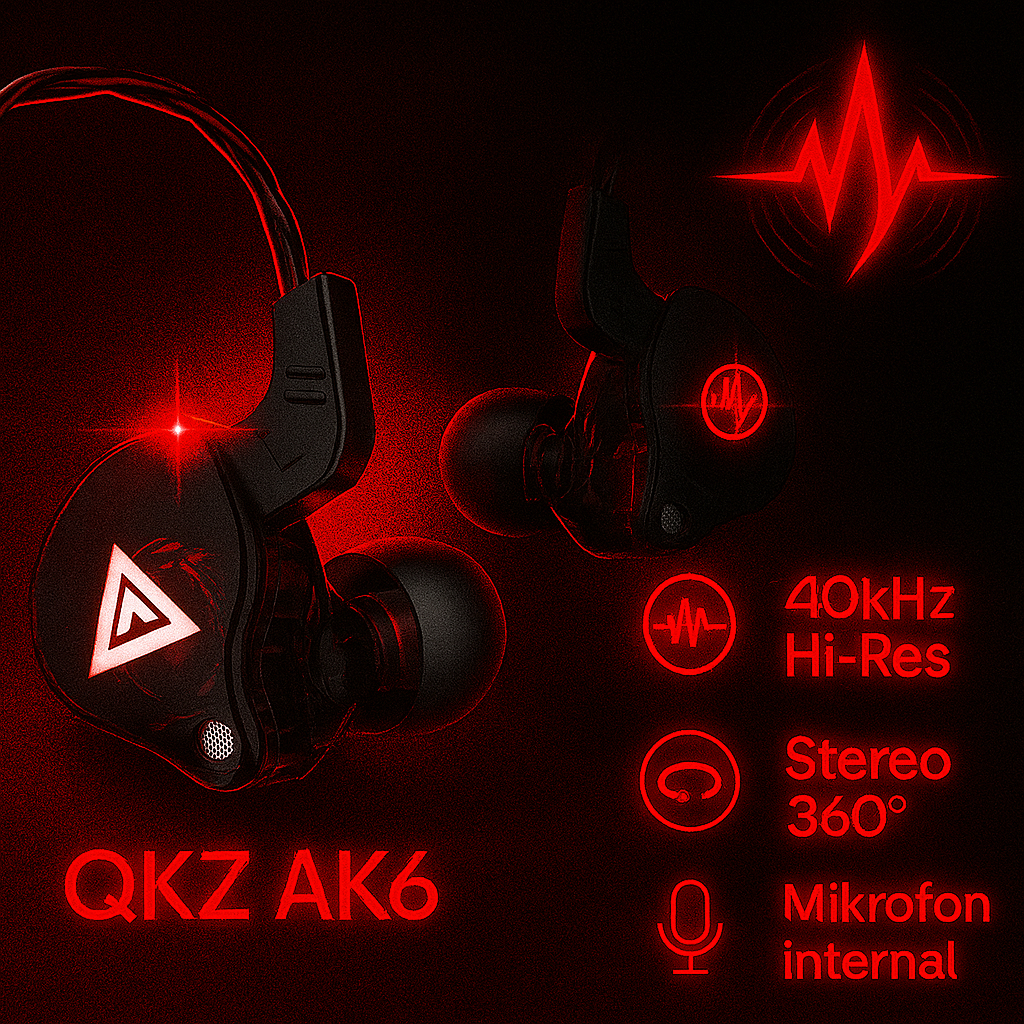 Jual Earphone QKZ AK6 Gaming Headset Kabel With Mic | Shopee Indonesia