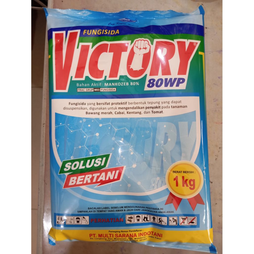 Jual FUNGISIDA VICTORY 80 WP 1 KG MENGENDALIKAN PENYAKIT TANAMAN ...