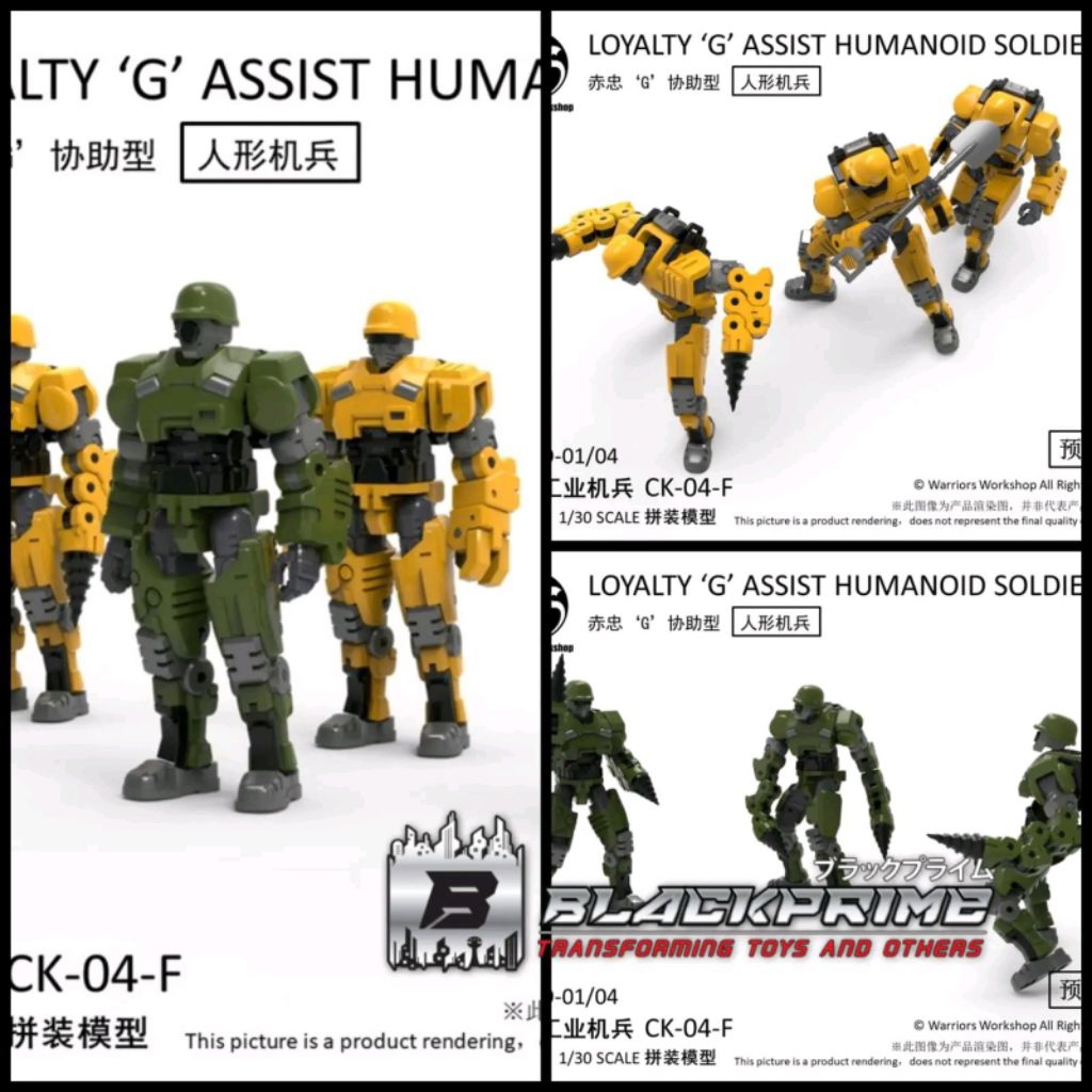 Jual Warriors Workshop 1/30 Loyalty G Assist Humanoid Soldier ...