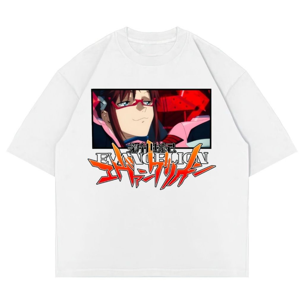 Jual Psycho Crucify "Neon Genesis Evangelion" Oversized T-Shirt | White ...