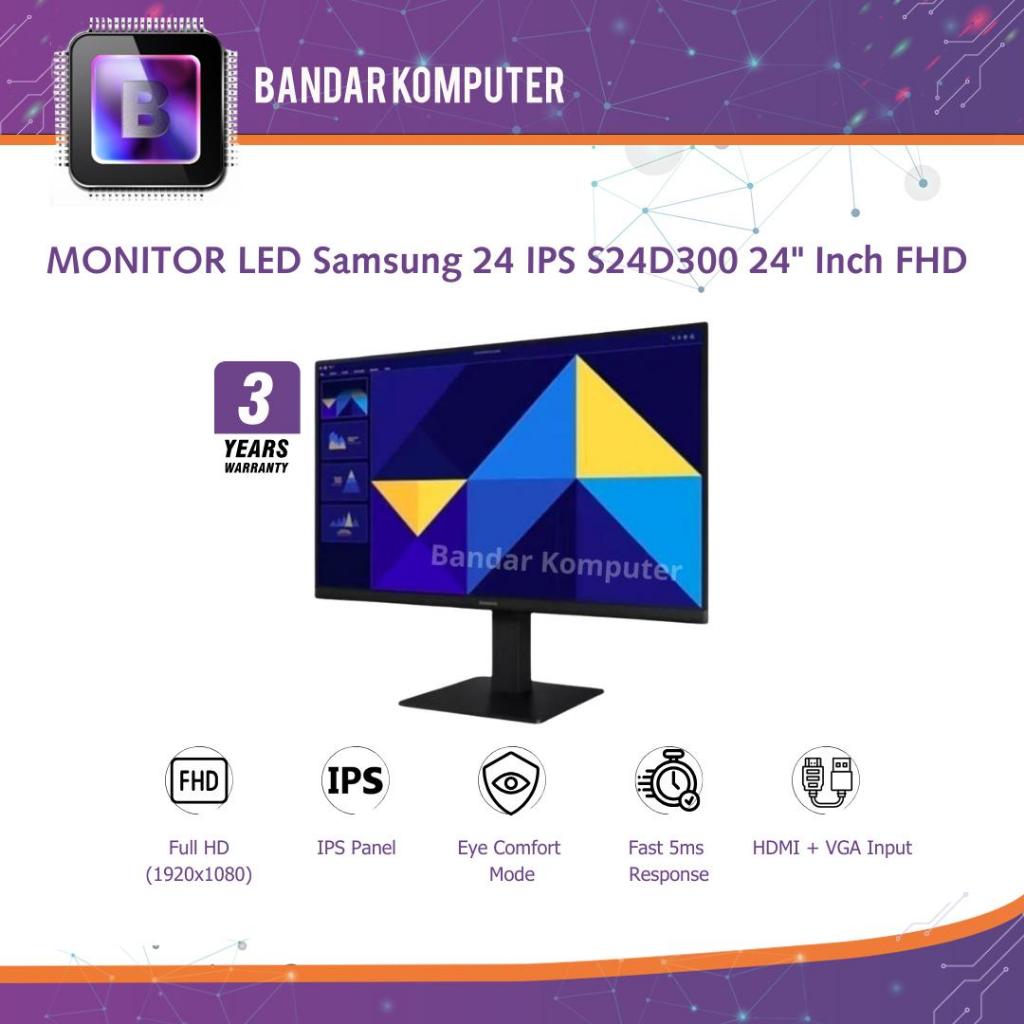 Jual MONITOR LED Samsung 24 IPS S24D300 24" Inch FHD TN 100Hz HDMI ...
