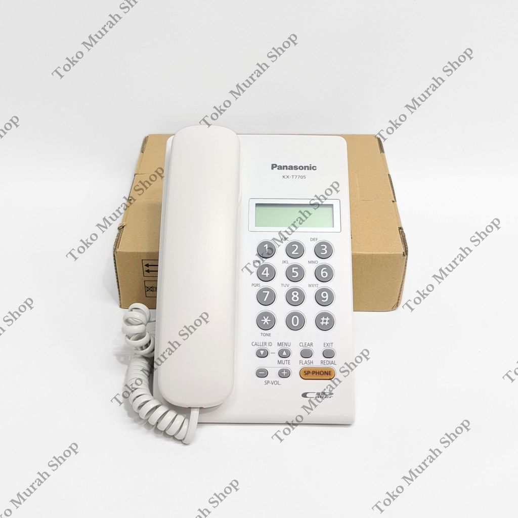 Jual Pesawat Telepon Kabel Panasonic KX-T7705X Telpon Rumah/Kantor KX-T7705 | Shopee Indonesia