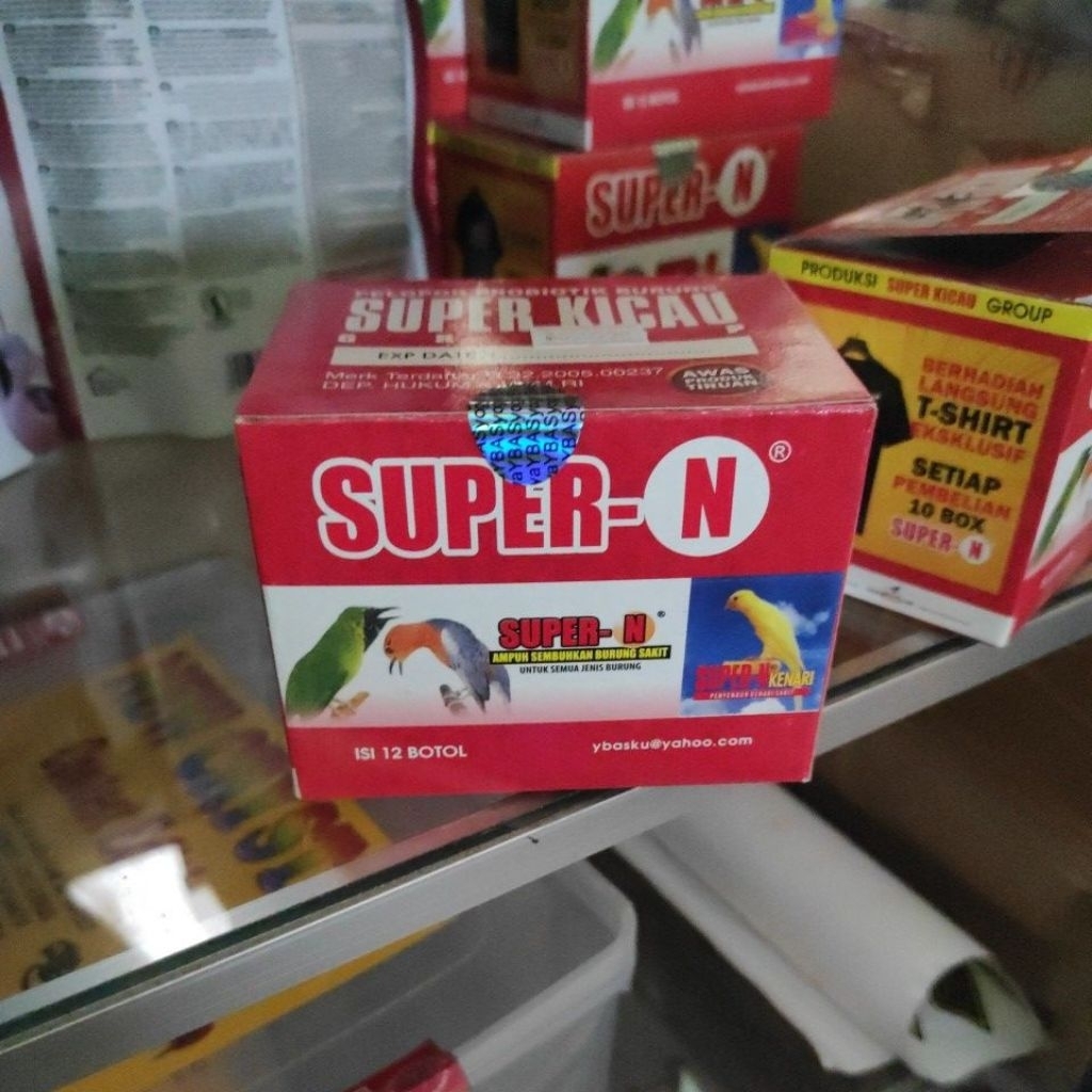 Jual super n khusus 1 box super n ampuh sembuhkan burung sakit untuk ...