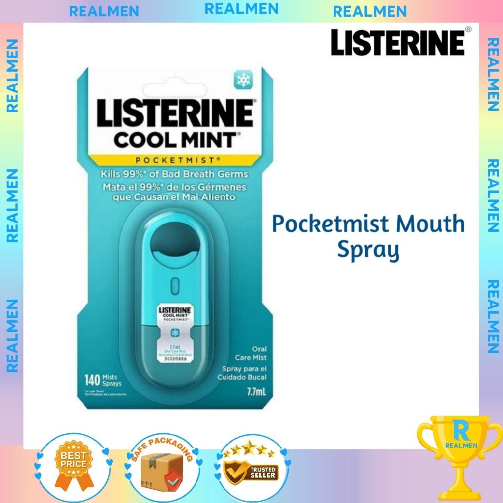 Jual Listerine Cool Mint Pocketmist 7.7ml - Mouth Spray - Lawan 99% ...