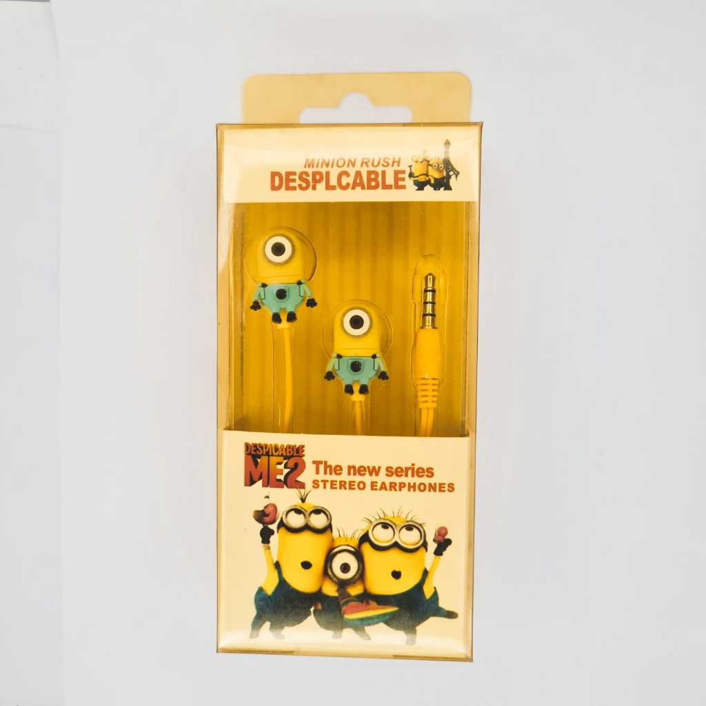 Jual Handsfree Karakter Minions Despicable Me 2 + Mic – Lucu & Suara ...