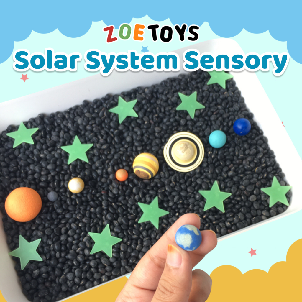 Jual Zoetoys The Solar System Sensory Activity Kit Poster Montessori ...