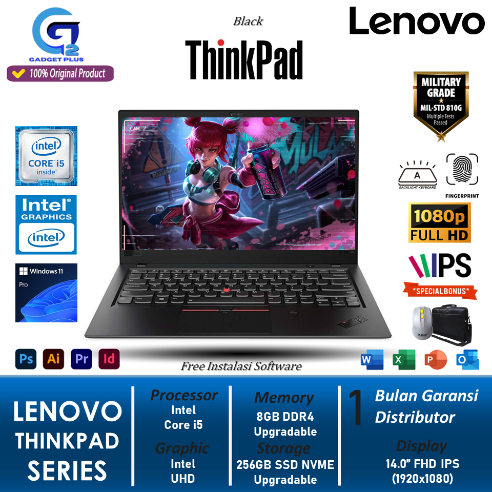 Jual Laptop Lenovo Thinkpad X390 Intel Core i5 8265U RAM 16GB 1TB SSD ...