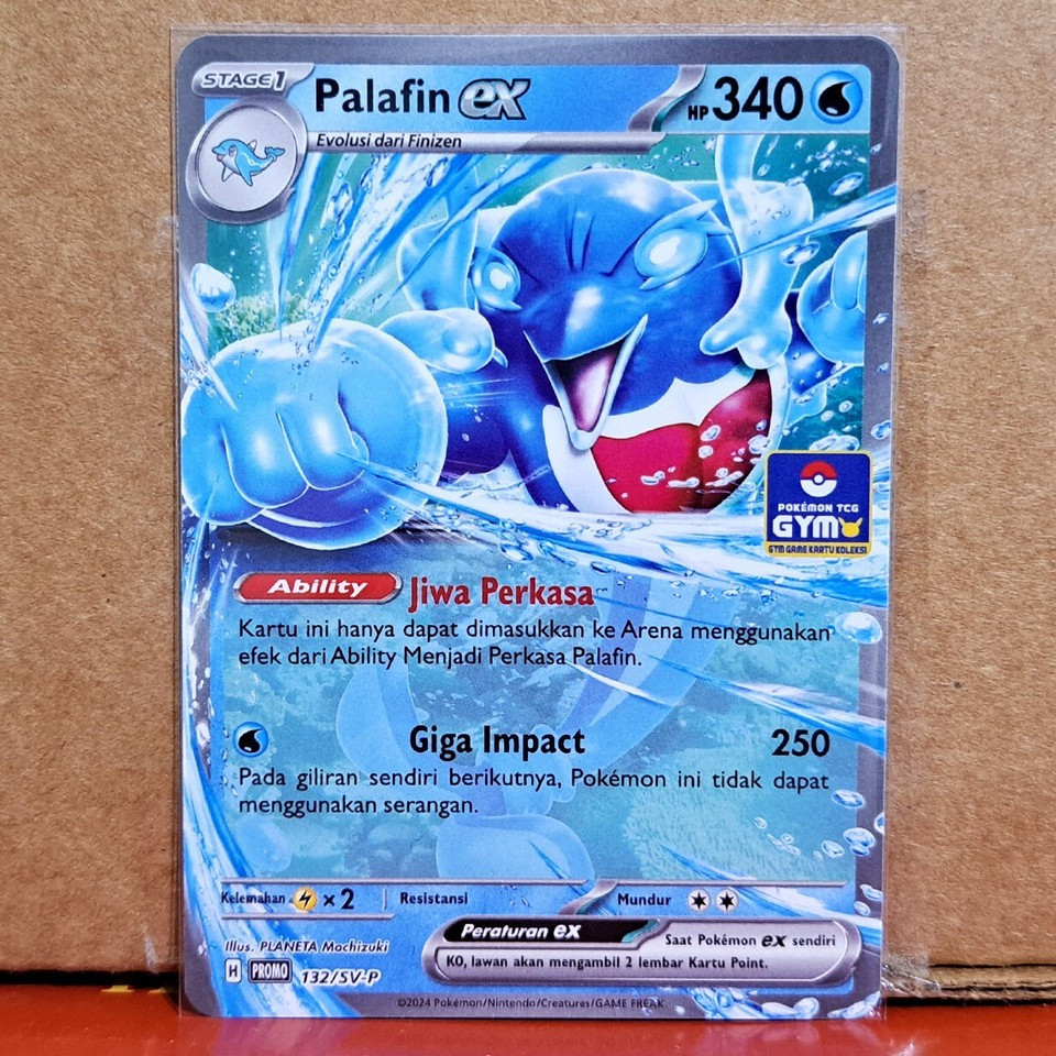 Jual Palafin EX 132/SV-P Exclusive GYM Promo Pokemon TCG Card Indonesia ...