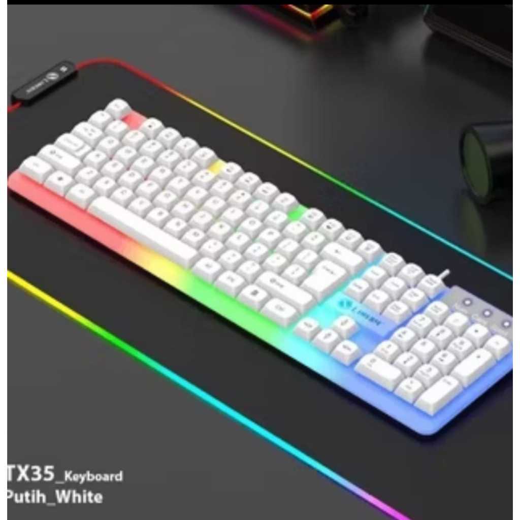 Jual Keyboard Gaming Lampu Cahaya LED RGB | Shopee Indonesia