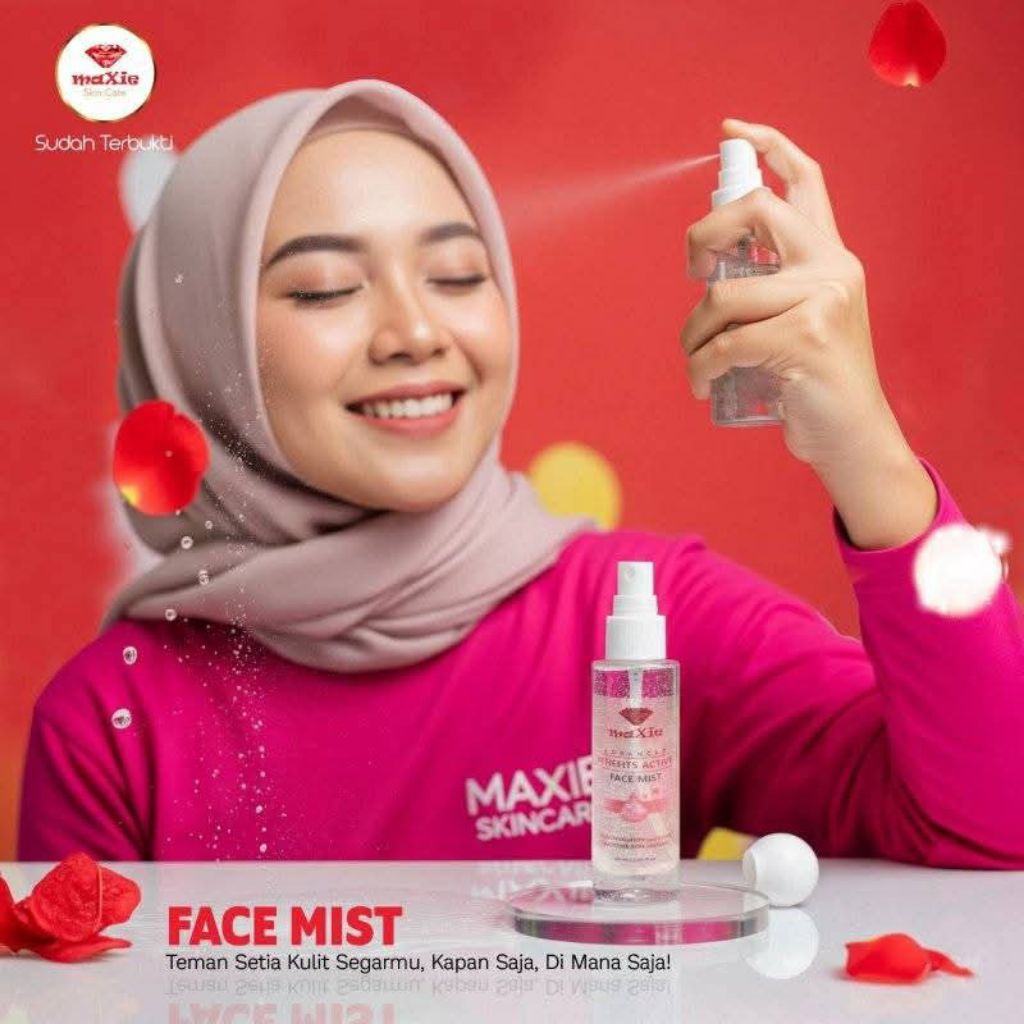 Jual Face Mist Maxie Advance Benefit Active - Maxie Face Mist 100ml ...