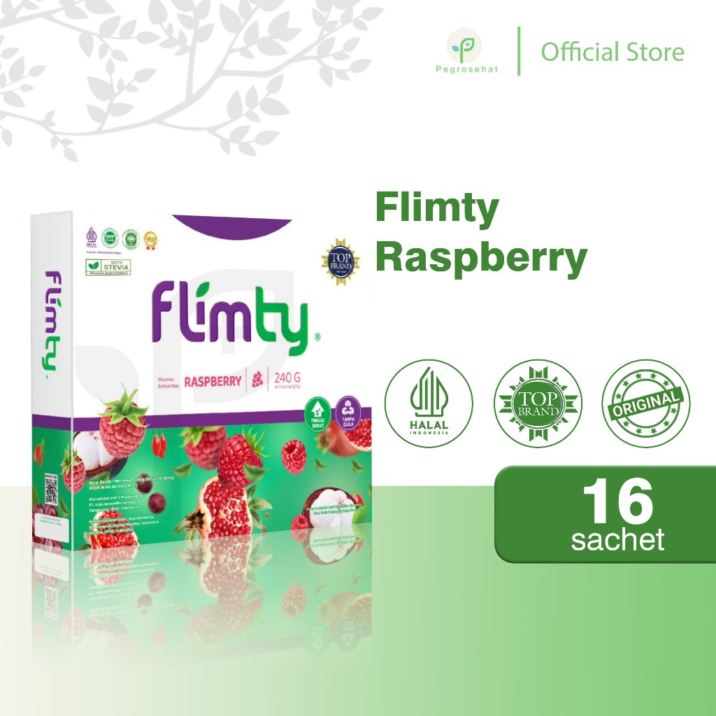 Jual Flimty Raspberry - 1 Box (16 Sachet) | Shopee Indonesia