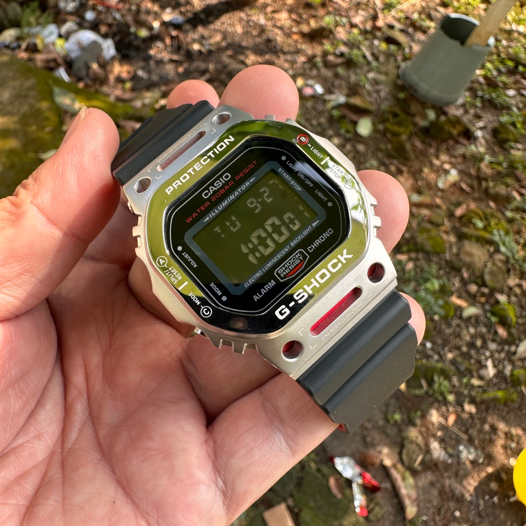 Jual casio g shock dw 5600 virtual armor g-shock dw-5600 custom bezel ...