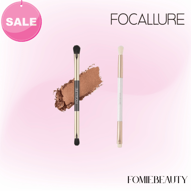 Jual Focallure Eye Shadow Wite Brush - Two Sided Double Head Original ...