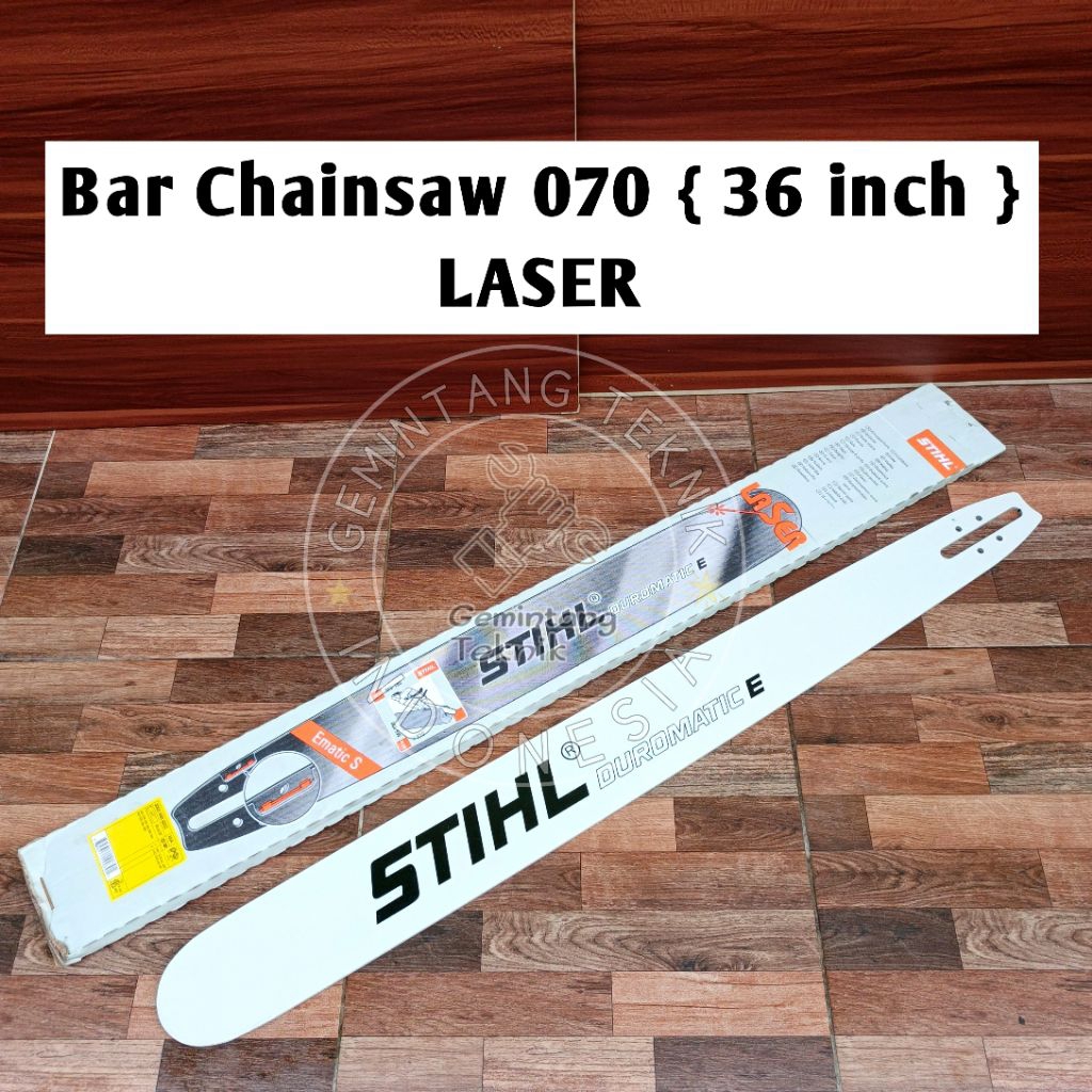 Jual Bar Senso Besar 070 36 Inch Baja 52 Mata Merk STIHL ORIGINAL / Bar Chainsaw 070 36 Inch ...