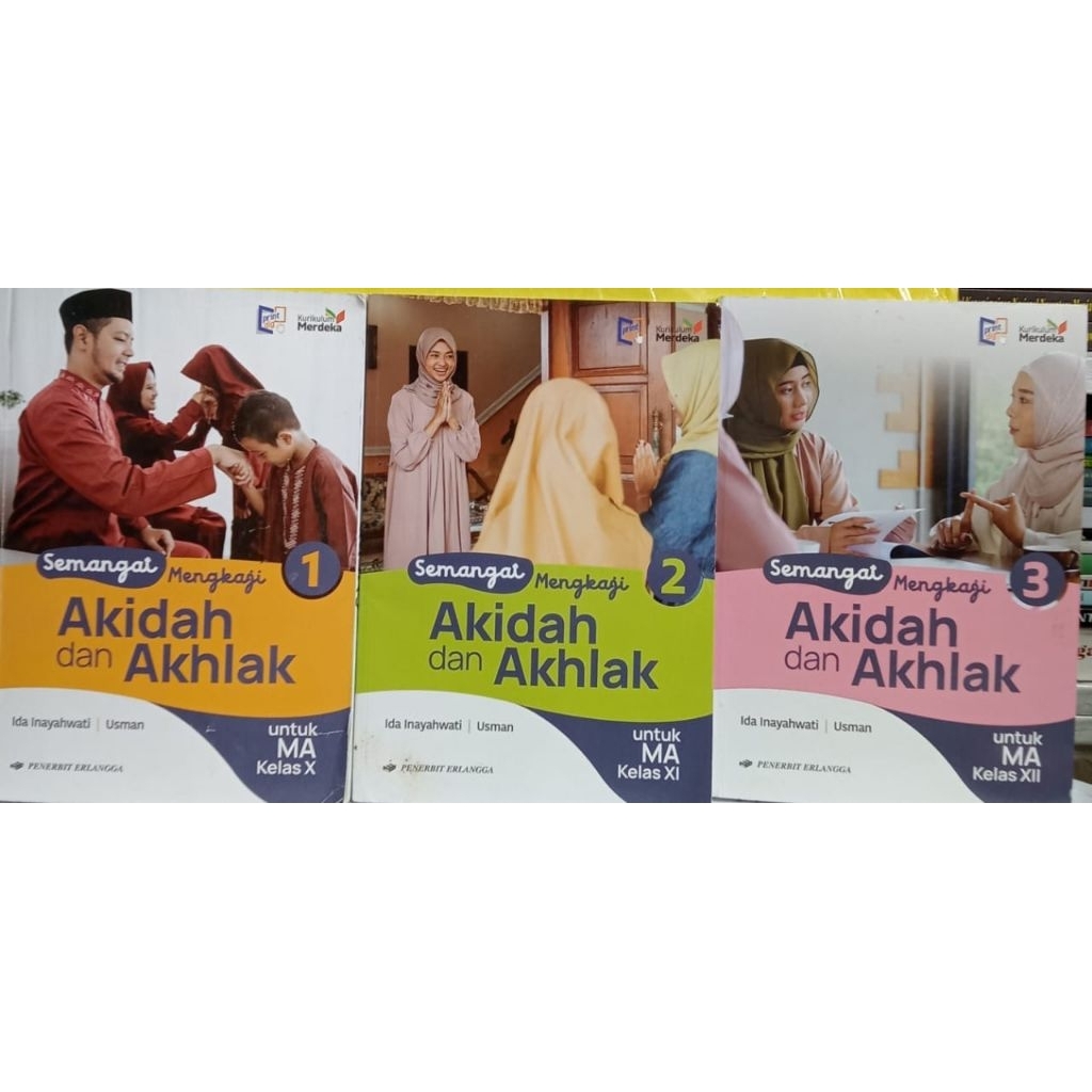Jual BUKU SEMANGAT MENGKAJI AKIDAH DAN AKHLAK UNTUK SMA KELAS 10 11 DAN 12 KURIKULUM MERDEKA ...