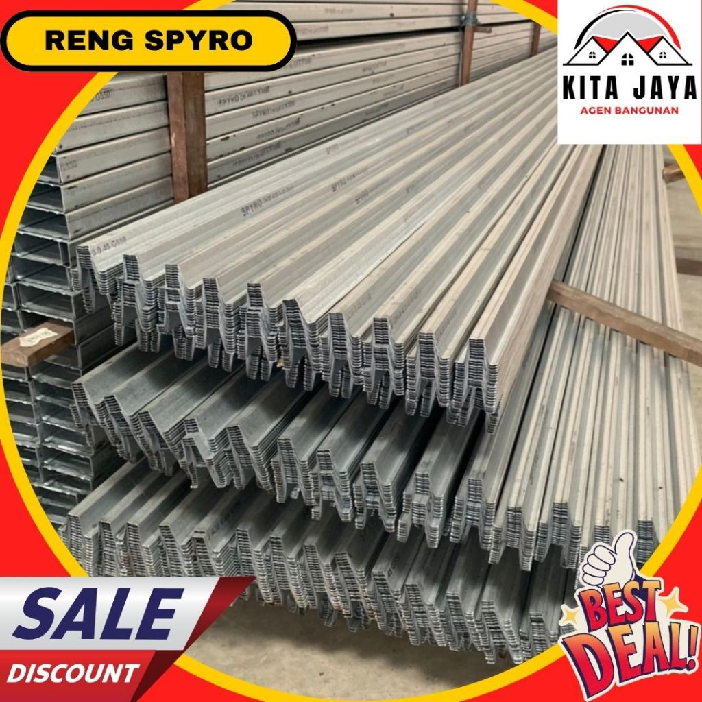 Jual Rangka Baja / Baja Ringan Reng Spyro 3045 | Shopee Indonesia