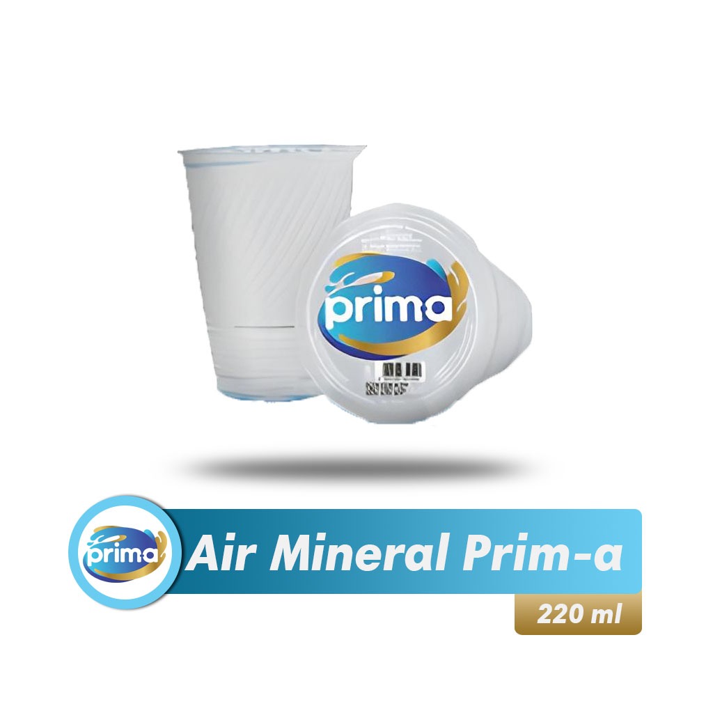 Jual Air Mineral Prima CUP/Gelas 220ml (1 dus/katon) | Shopee Indonesia