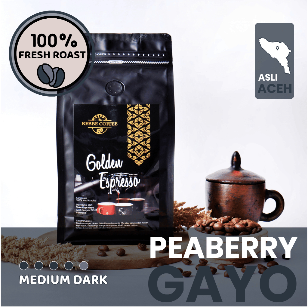 Jual Kopi Lanang Arabika Gayo Aceh Premium Peaberry Semiwashed Medium ...