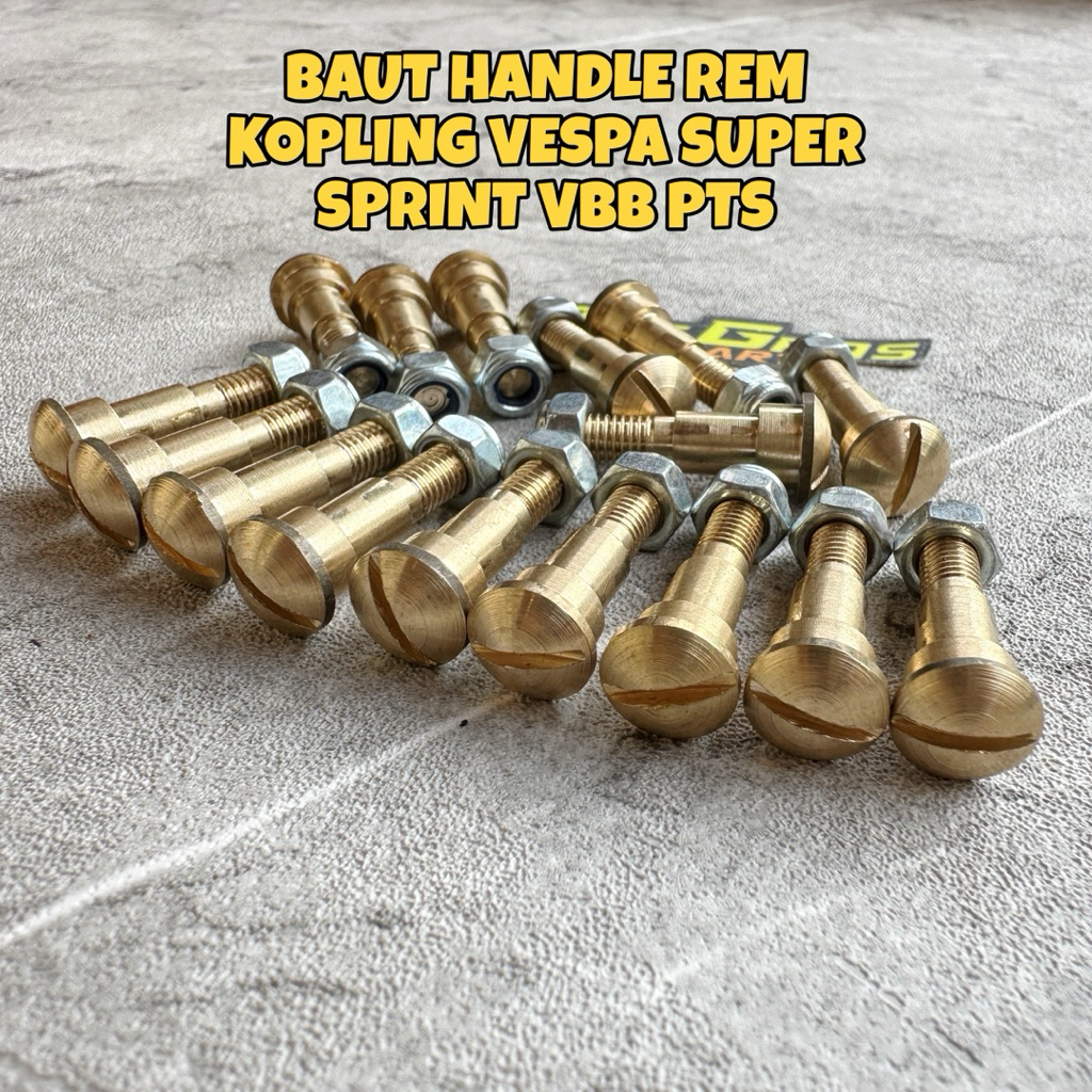 Jual Baut Handle Hendel Handel Rem Kopling Vespa Super Sprint Vbb Px Ps ...