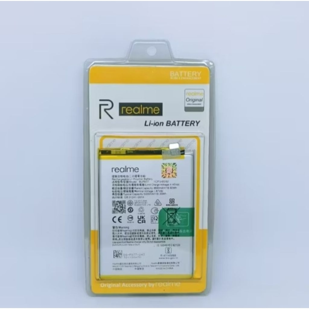 Jual BATERAI BATRE BATTERY REALME C33 KODE BLP877 ORIGINAL | Shopee ...