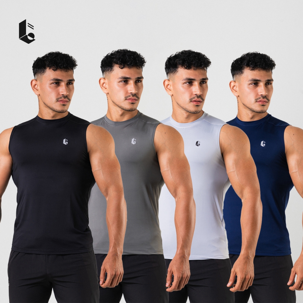 Jual Lockerwear Kaos Compression Shirt Sport Baju Sleeveless Olahraga ...